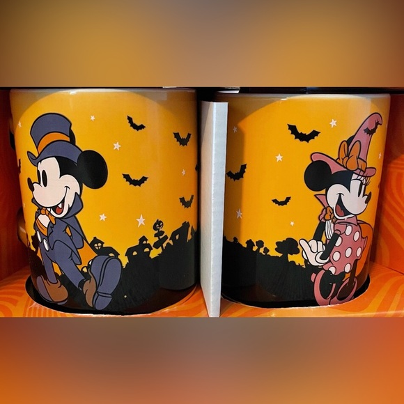 Disney | Holiday | Set Of 2 Disney Happy Halloweenminnie Mickey Mouse ...